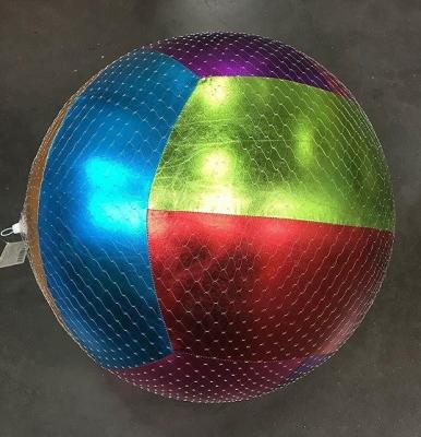 China Polyester Skin Beach Ball Colorful and Beautiful Inflatable Toy with PVC Inner Fabric for sale