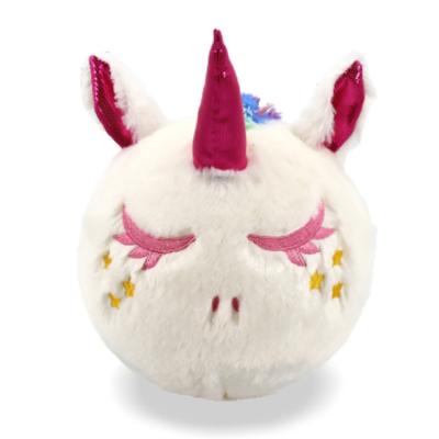 China 9'' Diameter Christmas Toys Unicorn Plush Ball for Stress Relief for sale