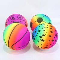 China Stand Out from the Crowd with Inflatable Rainbow Print Balls for sale