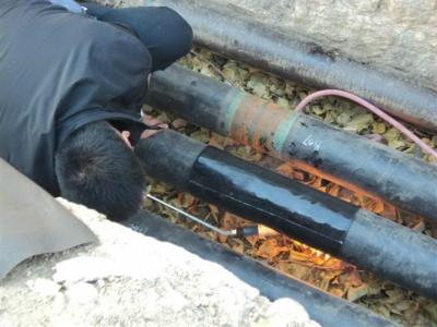 China FOREVER HSS-W Is A Heat-Shrinkable Wraparound Sleeve For Corrosion Protection Pipelines for sale