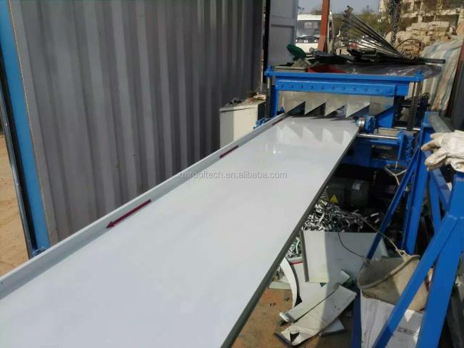 Standing seam steel roof panel machine standing seam metal roof roll forming machine