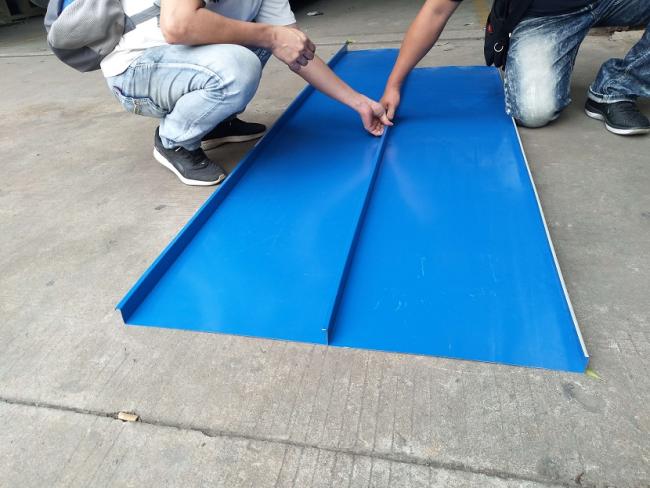 Portable standing seam roofing machine snap lock roofing machine standing seam roof panel machine