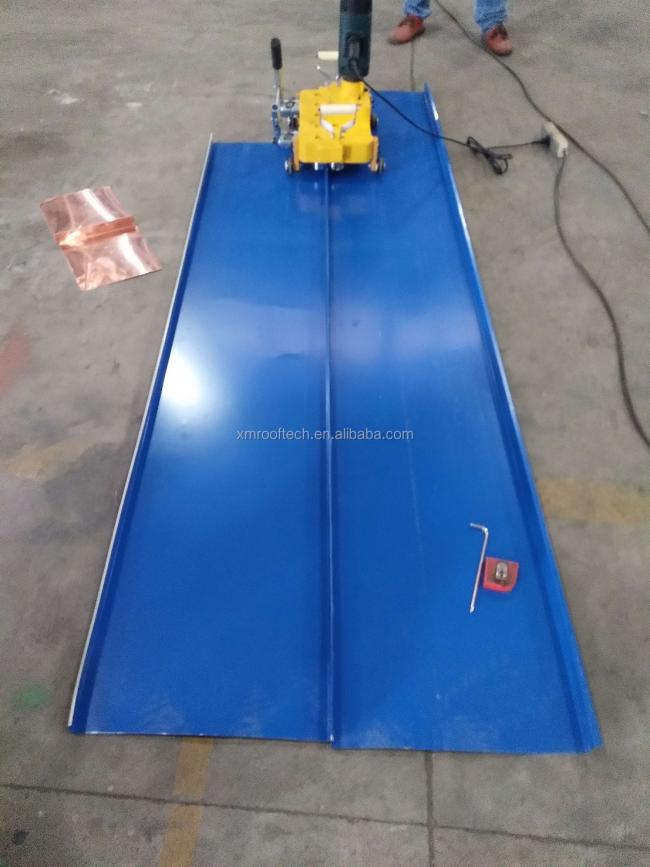 Portable standing seam roofing machine snap lock roofing machine standing seam roof panel machine