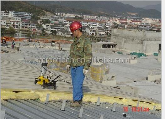 Electric Metal Roofing Panel Seaming machine seamer for arch roof panel sheet