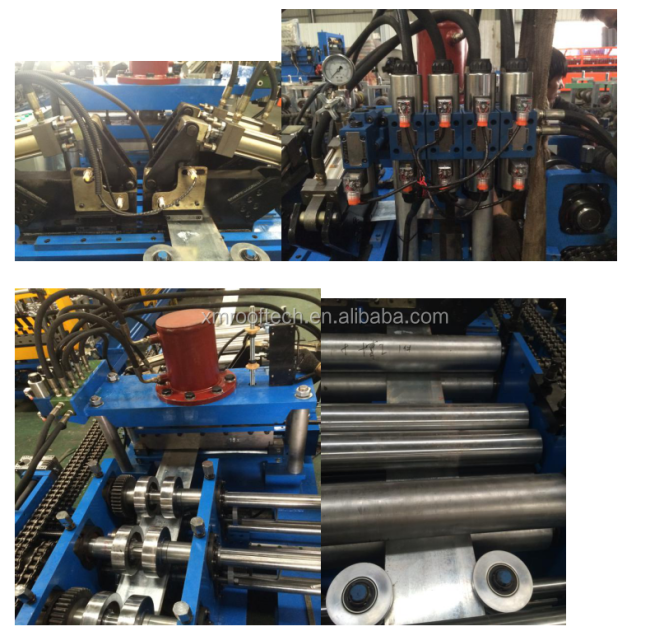 cz purline cold roll forming machine CZ purline making machine