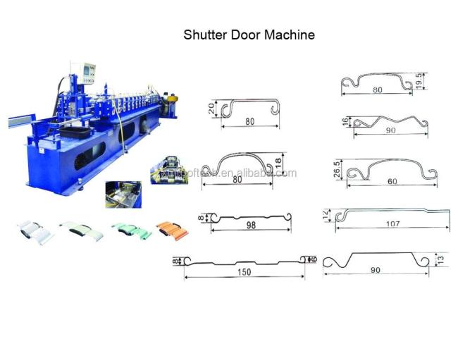 Hot sale rolling shutter machine roller shutter door making machine