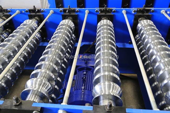 Automatic galvanized metal trapezoidal corrugated roof sheet making machine