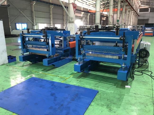 PLC control metal tile making machine step tile roll forming machine glazed tile machine