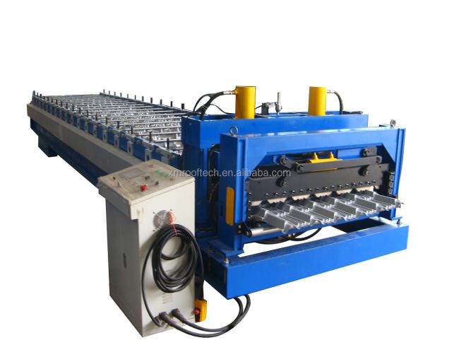 PLC control metal tile making machine step tile roll forming machine glazed tile machine