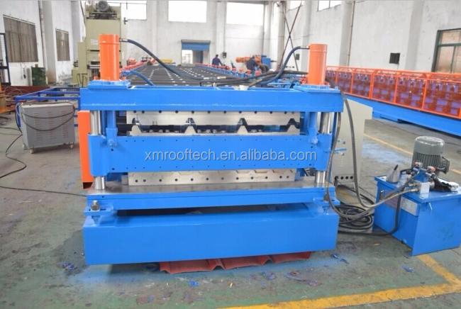 Double layer roofing machine duplex deck roof panel machine