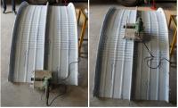China Crimping curver for roofing sheet roofing panel bending machine for sale
