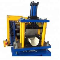 China Seamless half round water gutter roll forming machine for sale