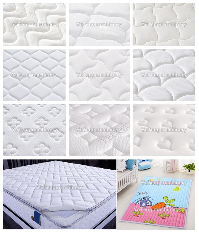 Mattress manufacturing machines, Computerized multi needle quilting machine for mattresses and blankets