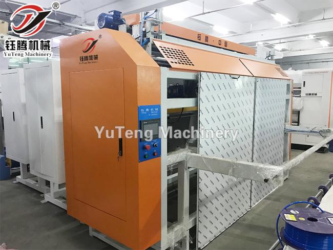 Panel cutter in operation