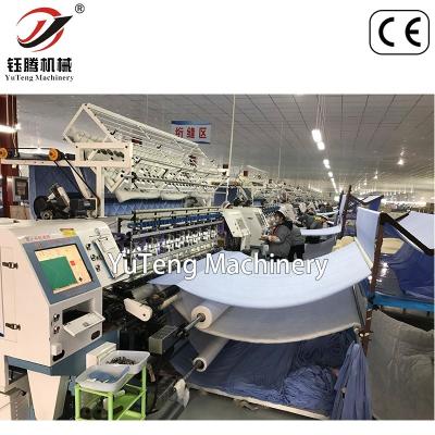 中国 コンピュータシャトルのための自動ロック縫い毛布機 販売のため