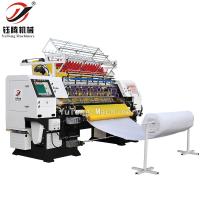 China High Speed Computerized Multi-needle Lock Stitch Quilting Machine 100-1000 RPM 25mm Thickness for sale
