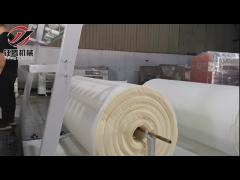 Máquina automática de confecção de colchões de espuma de agulhas múltiplas
