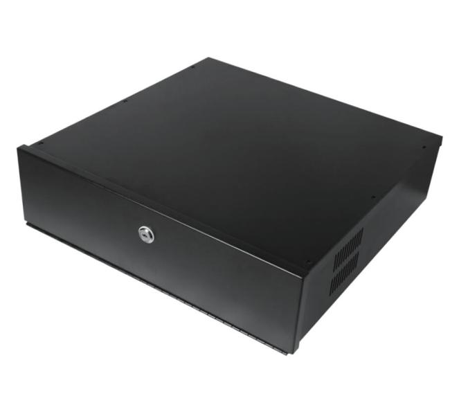 18"x18"x5" Metal DVR Lockbox with Cooling Fan for DVRs and NVRs MDVR Steel Box