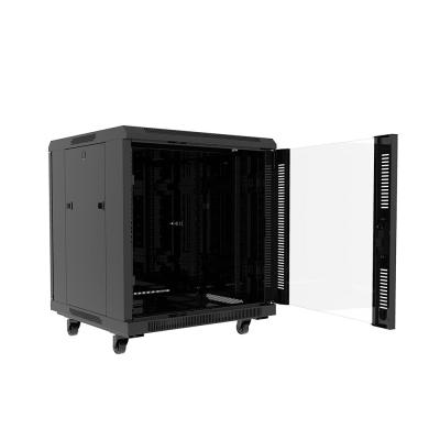 Chine Classic Model 12U Server Rack With Glass Door Cabinet à vendre