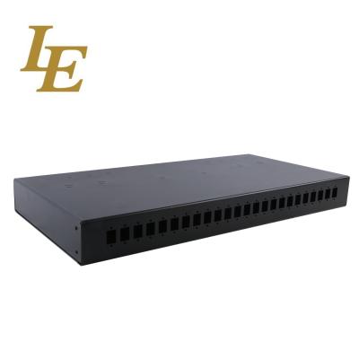 China 24/48 Port Fiber Optic Patch Panel CE / ISO / ROHS for sale