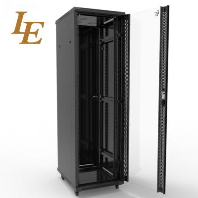 China Black 42U Network Rack 800*800 Floor Standing Cabinet for sale