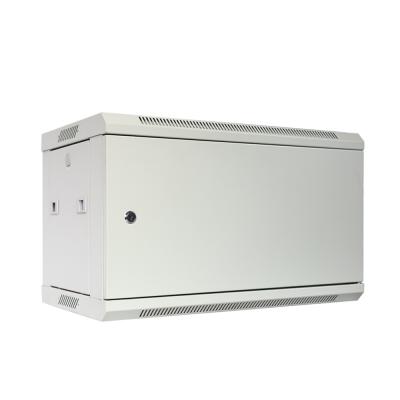 China Cabine de rack de servidor de montagem em parede de 19 polegadas durável para equipamentos de rede com capacidade de carga estática de 60 kg RAL7035 à venda