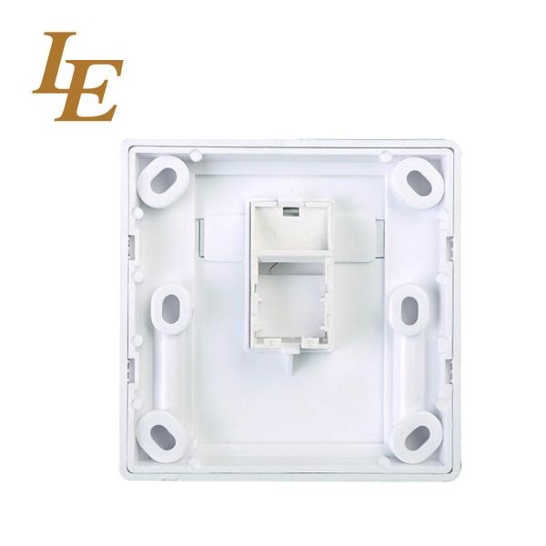 3 Port Keystone Jack Network Faceplate Socket Cat6 UTP RJ45 con pannello di patch e connettore del cavo di rete