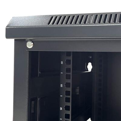 China Assistant Profile Unassembled Structure Server Rack Cabinet with Various Accessories and Four Mounting Holes for sale