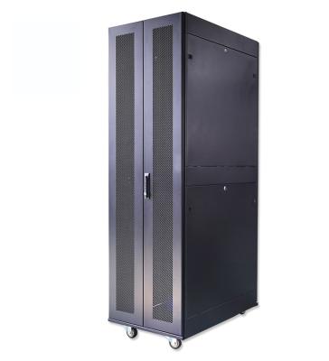 China High Quality 19 Inch 42U Floor Standing Server Network Rack Cabinet Standard 1500kg Load Capacity IP20 Protection for sale