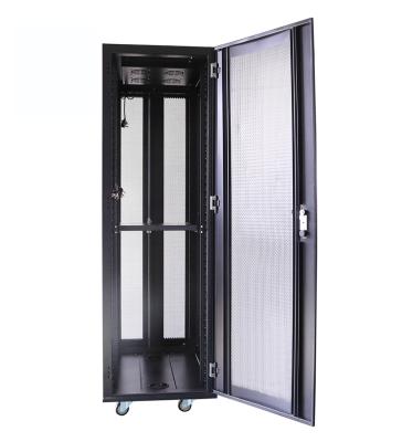 China High Quality 19 Inch 42U Floor Standing Server Network Rack Cabinet Standard 1500kg Load Capacity IP20 Protection for sale