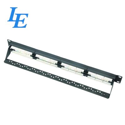 중국 원거리 통신을 위한 케이블 Managament UTP 유형을 가진 24의 항구 네트워크 패치 패널 판매용