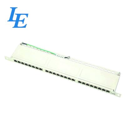 中国 22/23/24/26AWG適した0.5U FTP 24の港ネットワークのパッチ盤ソリッド ワイヤのために 販売のため