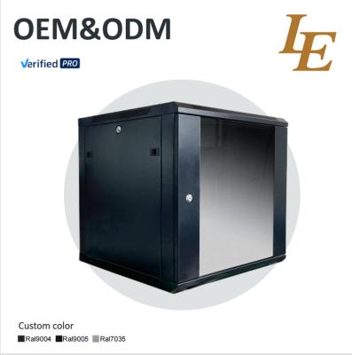China 450MM 600MM 22U Network Server Rack with door bar Enclosure Wall Mount Cabinet for sale