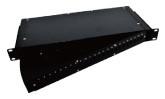 China 24 Core 1U Fiber Optic Patch Panel - High Density 48 Fiber Capacity with Removable Splice Tray for 19