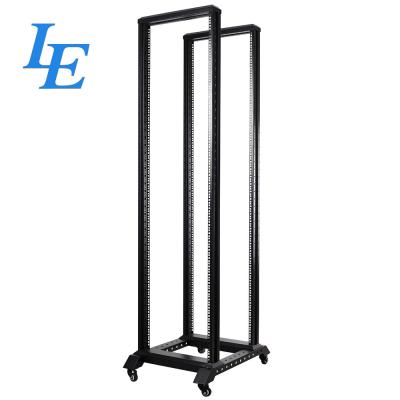 China SPCC Material Open Rack 19 Inch Server Cabinet 400KG Loading Capacity CE / ROHS for sale