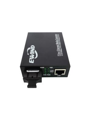 China Gigabit Ethernet Industrial SFP POE Media Converter for sale