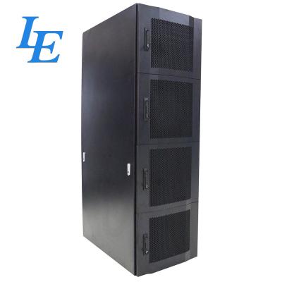 China Nine Folded Profiled Ral9004 42u Server Rack Cabinet for sale