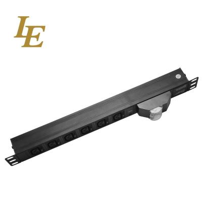 China 19 Inch 1u Iec C13 Type Rack Pdu Universal Socket for sale