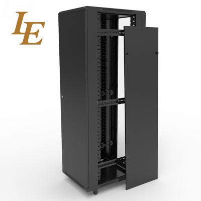 China 19 Inch Standard Network Cabinet 42u Floor Standing Server Rack For Data Center for sale