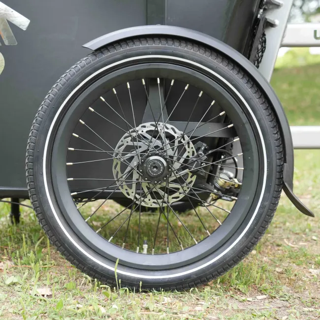 Agile Cargo E Bike with Low Centre of Gravity and Suspension Featuring En Certified Samsung Battery Pack