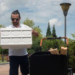 China Durable Electric Cargo Bike with Box for Food and Package Delivery for sale