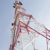 China Galvanized Multi Functional Steel Angular Gsm Internet Antenna Telecommunication Towers for sale