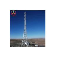 Quality 50m 4-legged Microwave Antenna Wifi Telecommunication Angle Steel Tower for sale