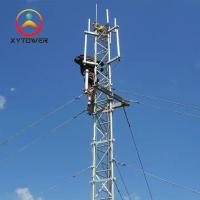 Quality Hot Dip Galvanized Steel Tube Guyed Wire Microwave Communication Antenna Tower for sale
