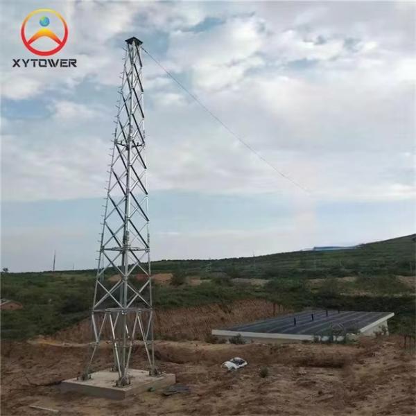 Quality High Quality Low-cost Vertical 3 Legged Steel Lattice Telecommunication Guyed Tower for sale