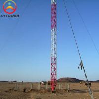 Quality Hot Dip Galvanized Gsm Steel Tubular Lattice Guyed Wire Telecommunication Towers for sale
