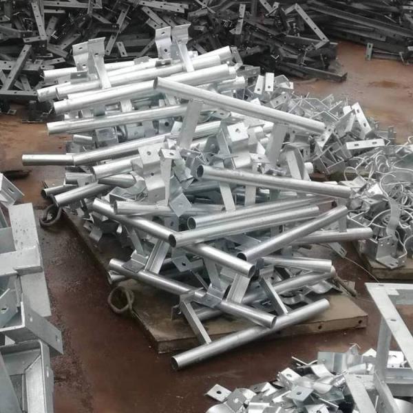 Quality Galvanized Cell Phone Steel Pole Telecommunication Rooftop Tower for sale