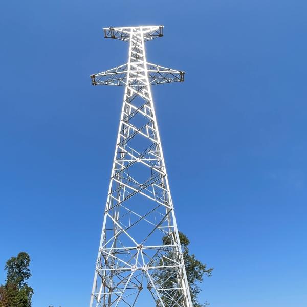 Quality Hot Dip Galvanized Angle Steel Electricity Transmission Tower for sale