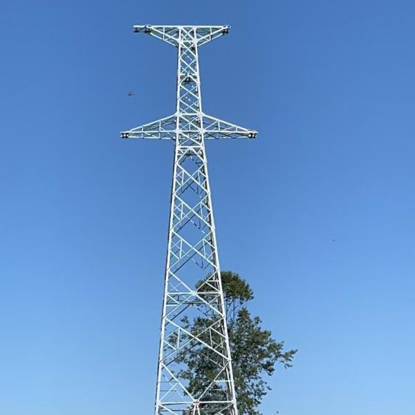 Quality Hot Dip Galvanized Angle Steel Electricity Transmission Tower for sale