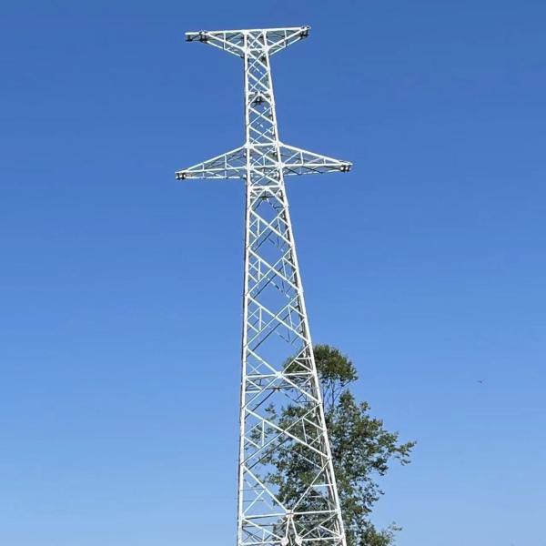 Quality Hot Dip Galvanized Angle Steel Electricity Transmission Tower for sale